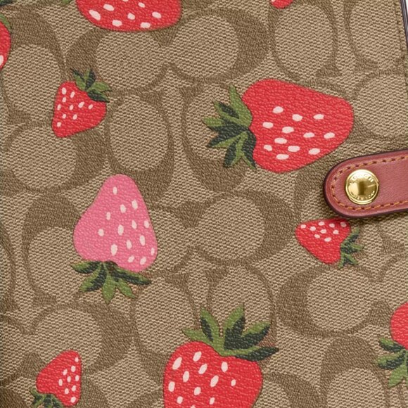Coach | Accessories | Coach Notebook In Signature Canvas With Wild ...